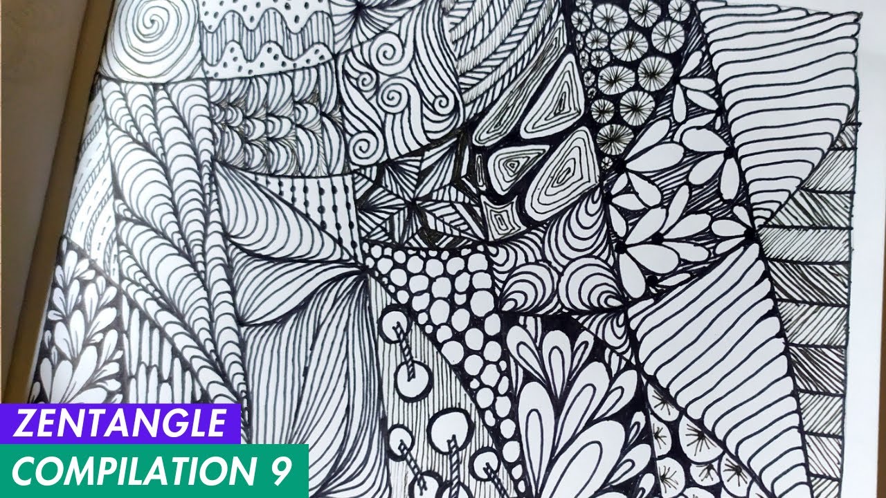 Zentangle Inspired Art | Draw With Me to Feel Calm and Creative ...
