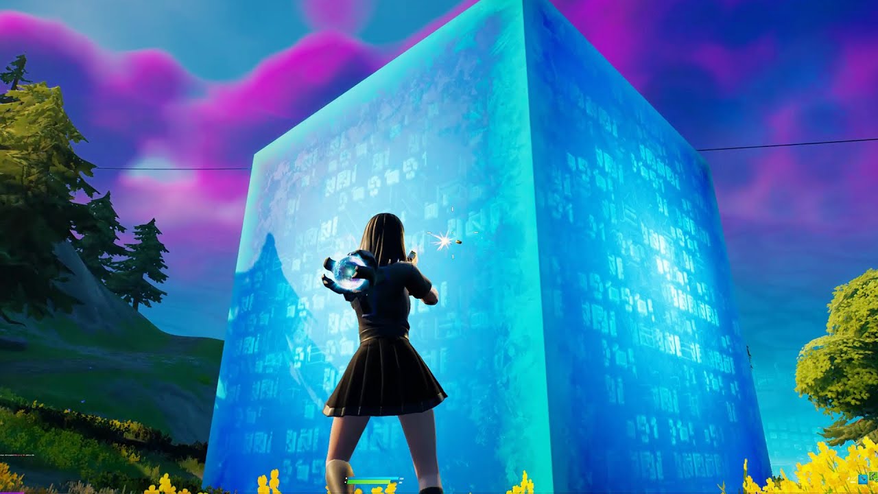 Kevin the Blue Cube 👀 is so Cool ..! Fortnite Battle Royale - YouTube