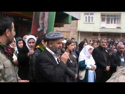Yusuf Temel onbinler tarafından defn edildi / Yusuf Temel ji hêla deh hezaran ve hat spartin axê