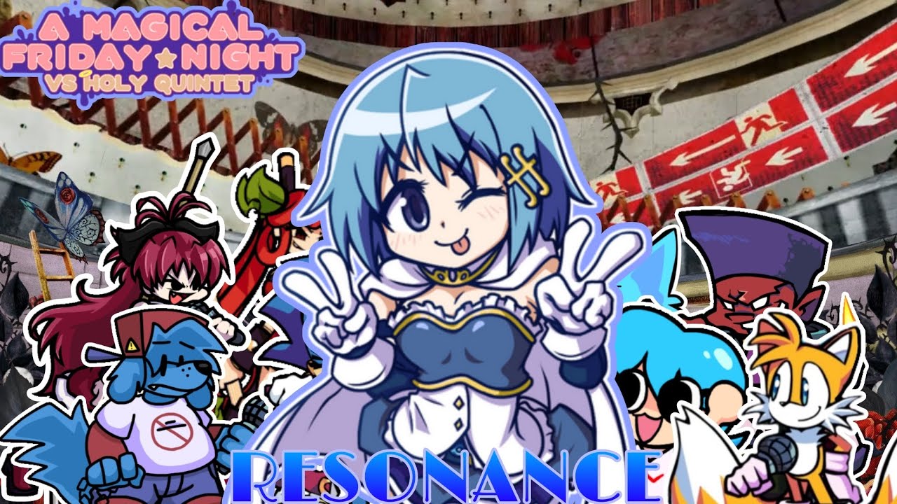 Resonance But Everyone Sing It (FNF HOLY QUINTET - RESONANCE BETADCIU ...