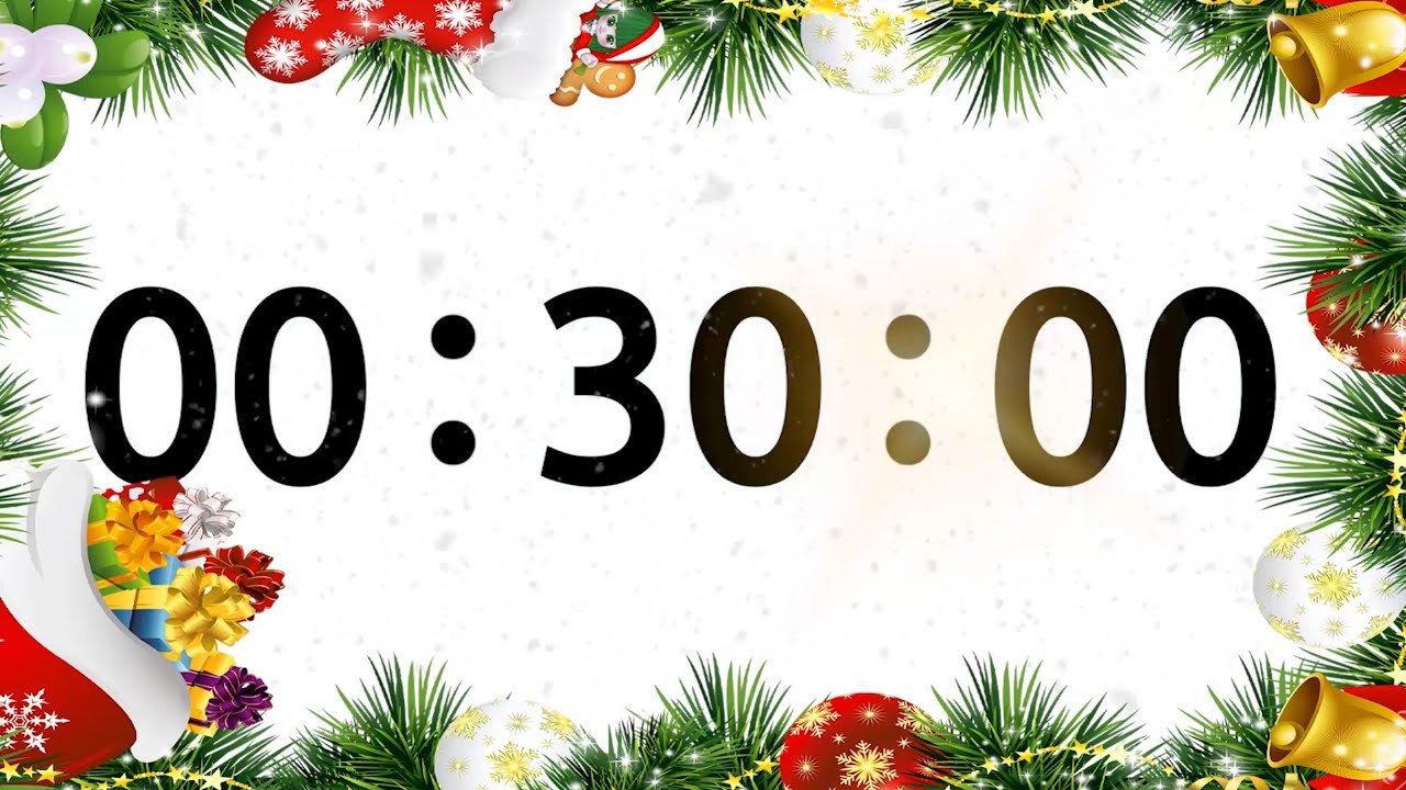 30 MINUTES TIMER FOR CHRISTMAS ESCAPE ROOM - YouTube