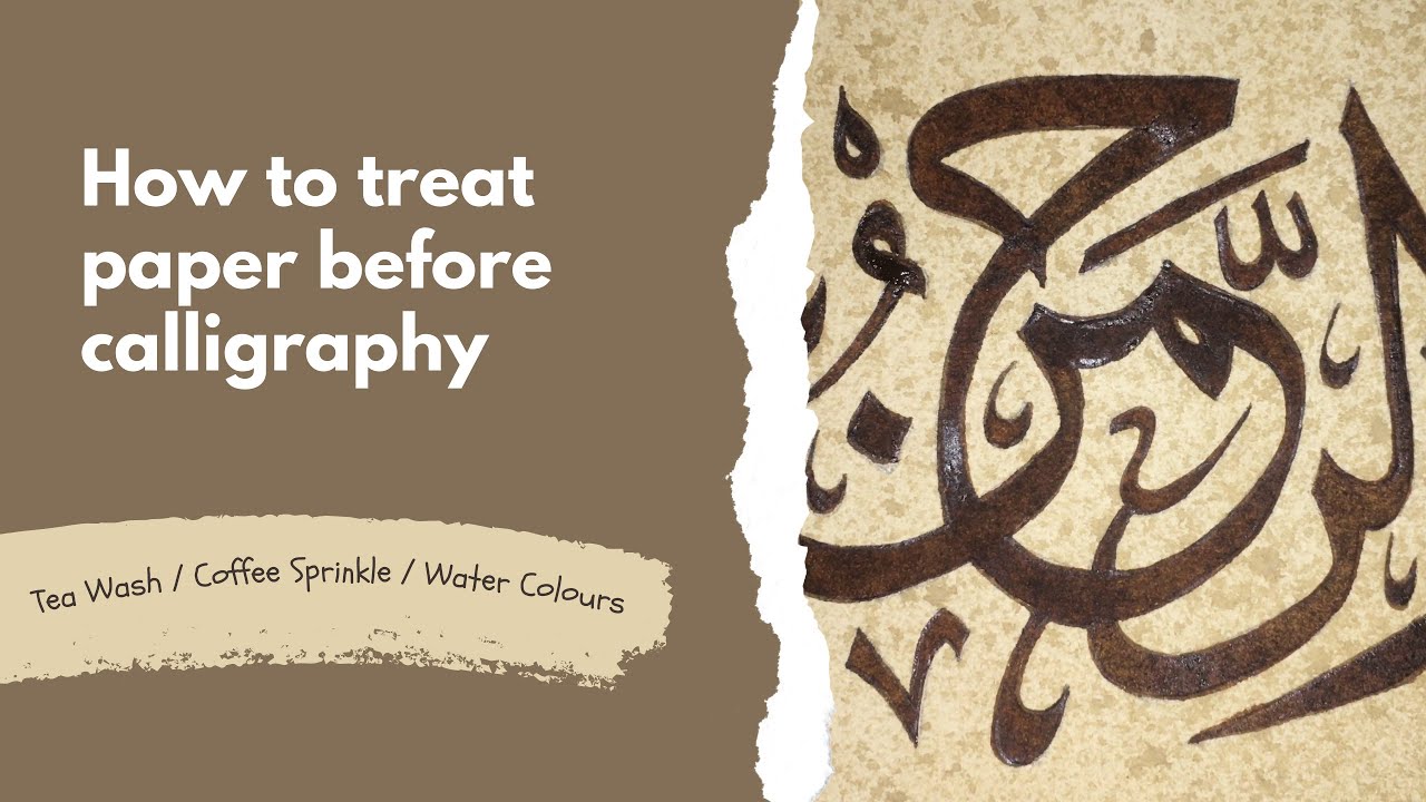 Easy way to apply tea wash and coffee sprinkle on paper before ...