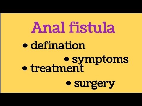 Fistula-In-Ano ll anal fistula ll fistula defination, symptoms ...