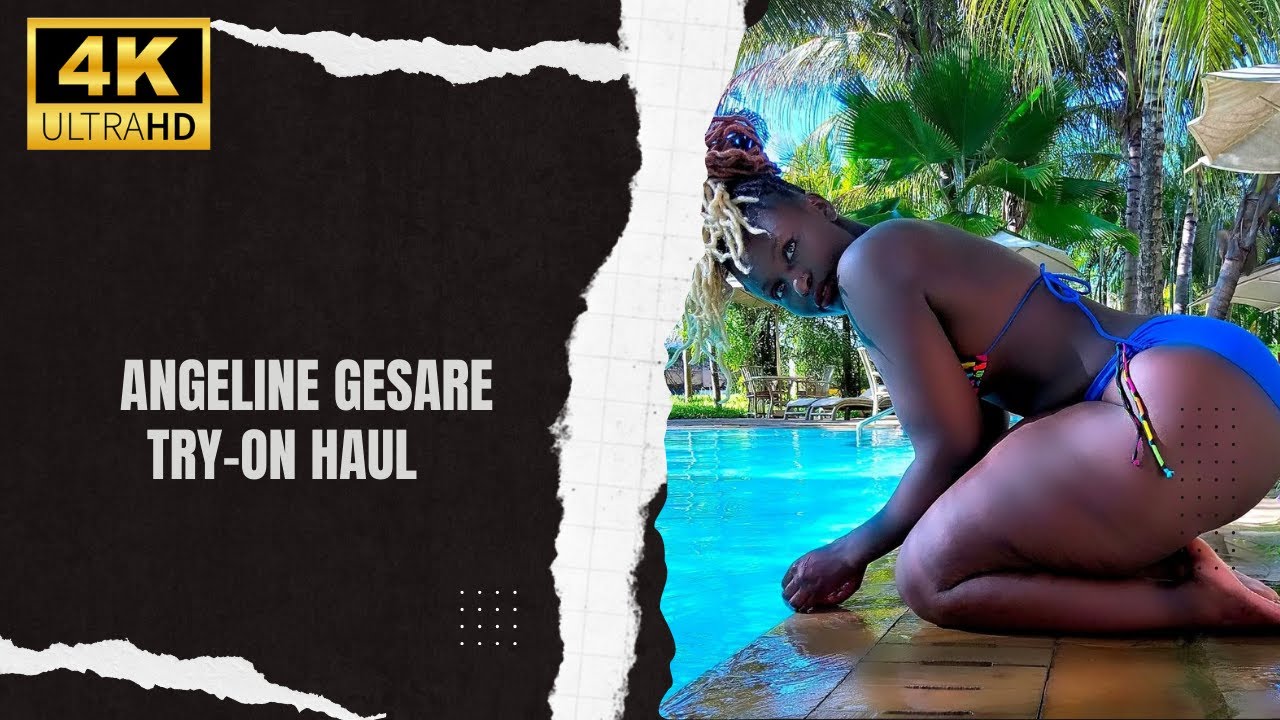 Angeline Gesare Plus Size Curvy Model - 4K Fashion Look-book - YouTube