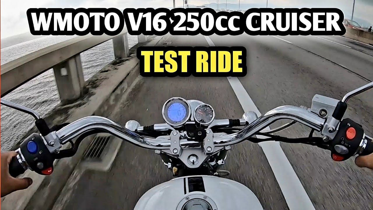 WMOTO V16 250cc Cruiser 2021 Malaysia | TEST RIDE - YouTube