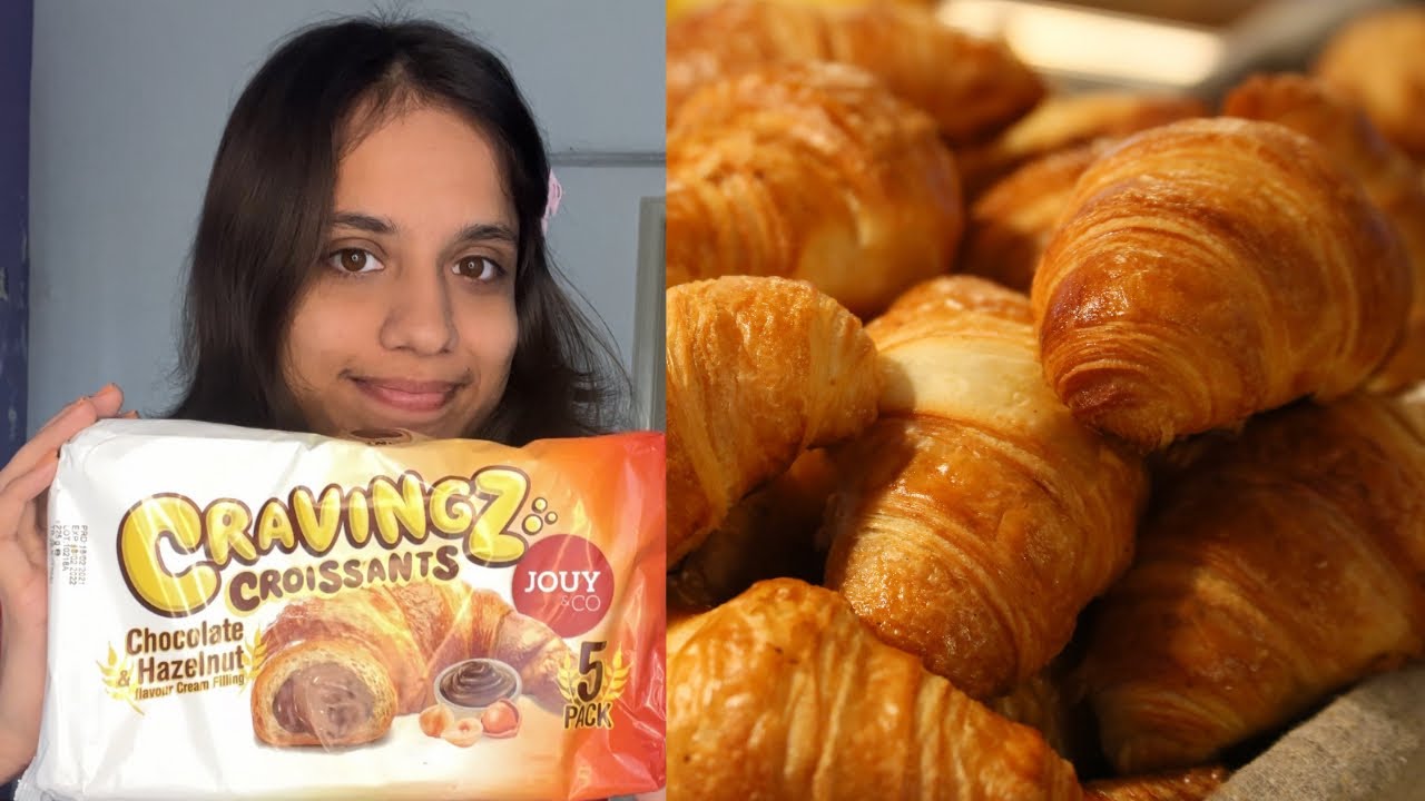 Cravingz Chocolate And Hazelnut Croissants Review | Trying Imported ...