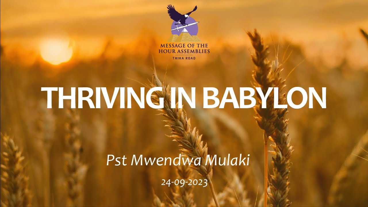Sunday Service 24th September 2023 | Pastor Mwendwa Mulaki - Thriving ...