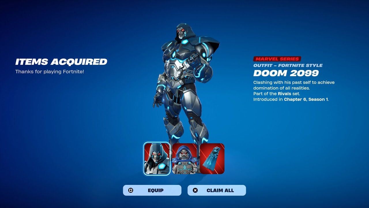 How To Get Dr. Doom 2099 Skin NOW FREE In Fortnite! (Unlocked LEGO Dr ...