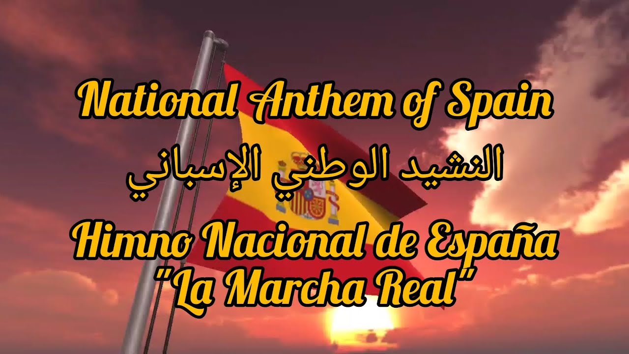 National Anthem of Spain 🇪🇸 (Instrumental version) with ES & FR Lyrics ...