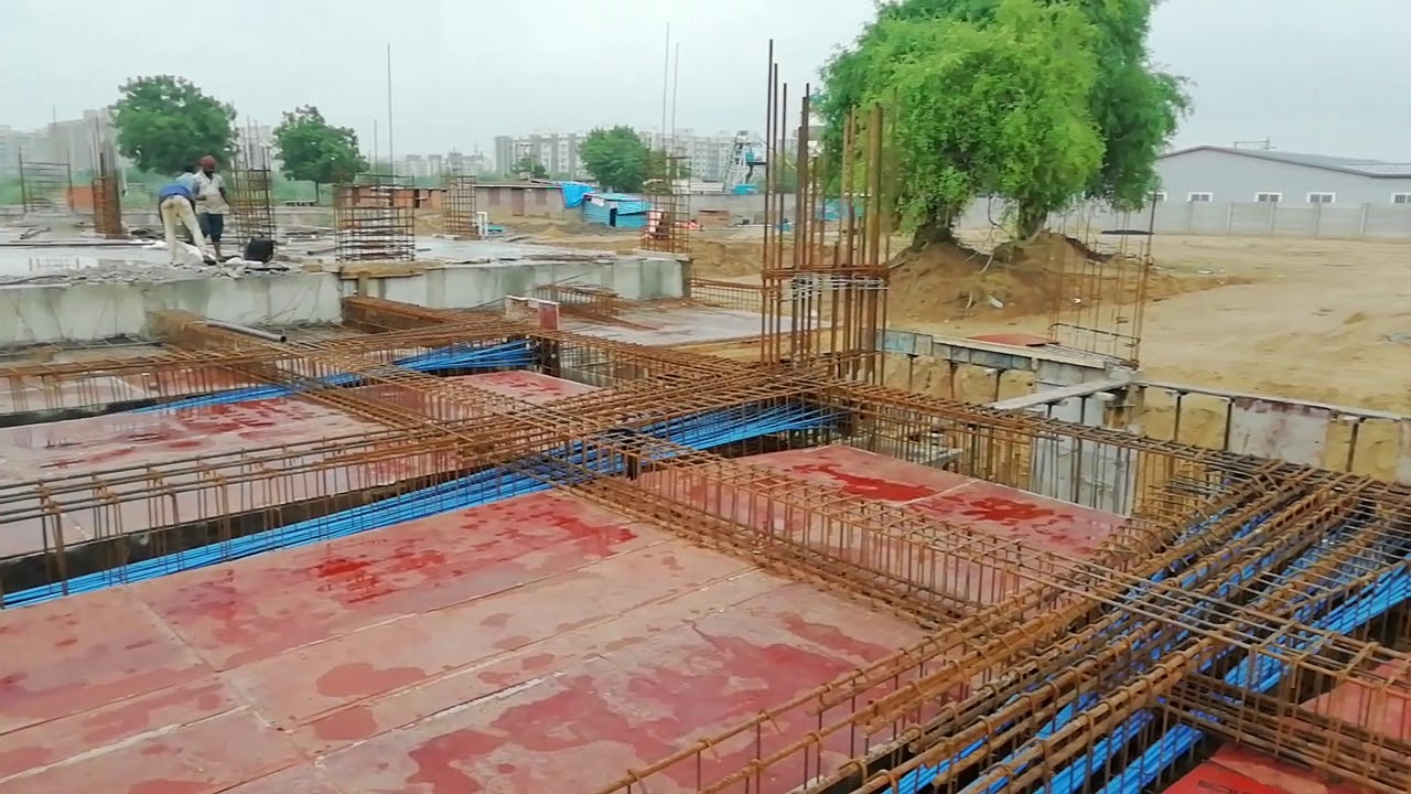 Unbonded Post Tension Cable Installation - YouTube
