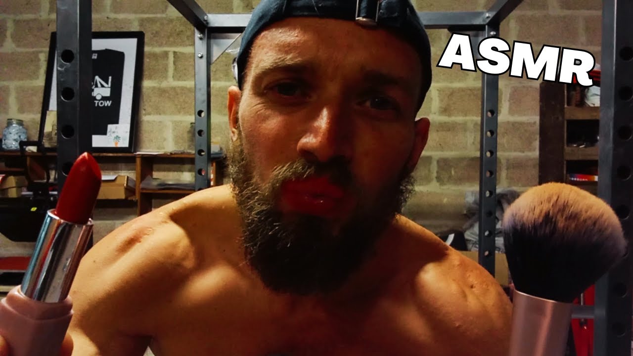 ASMR GYM BRO DOES YOUR MAKEUP - YouTube
