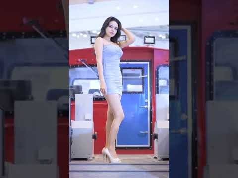 Busan International Boat Show of the goddess modeling the week Hyun soo highlights | Asian beauty
