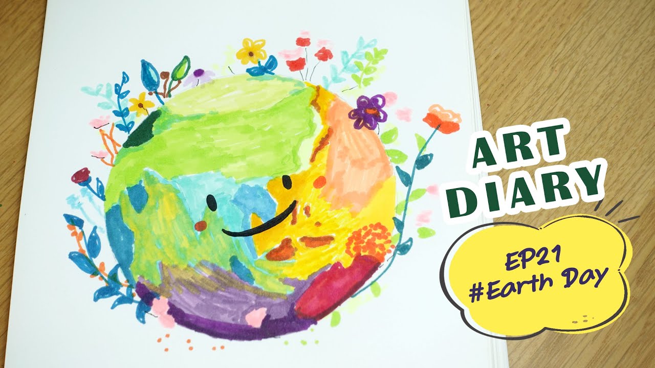 Art Diary EP 21 : วันคุ้มครองโลก (Earth Day) - YouTube