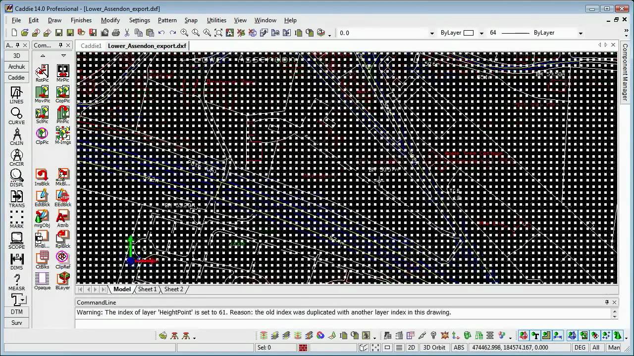 Importing Promap files 1 in Caddie .dwg Architecture compatible CAD ...