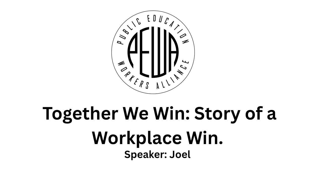 Together We Win: Story of a Workplace Win. - YouTube