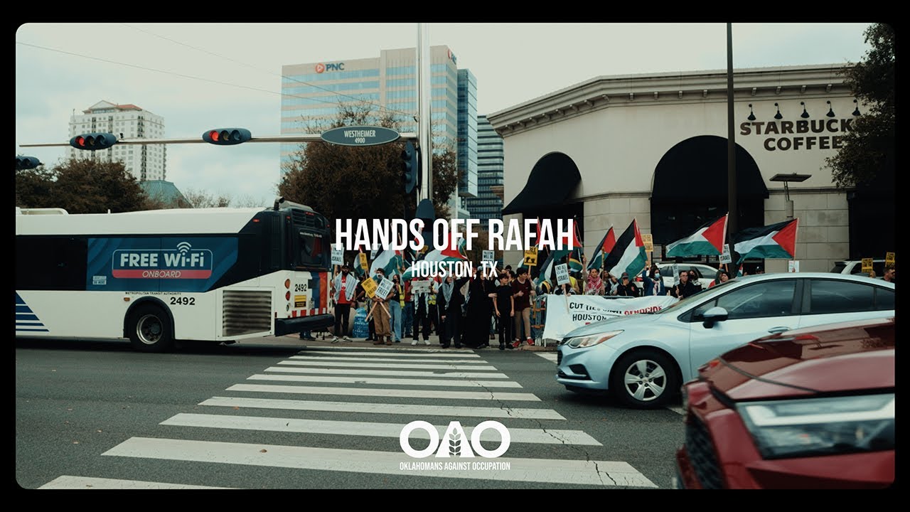 Hands Off Rafah - Houston Texas - YouTube