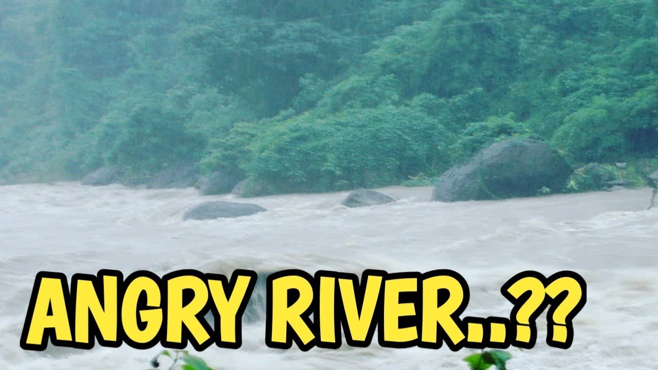 ANGRY RIVER | RIVER AT TURBULENT FLOW - YouTube