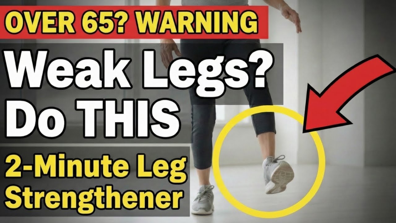 Over 65? Try This 2-Minute Routine That Strengthens Weak Legs Fast ...