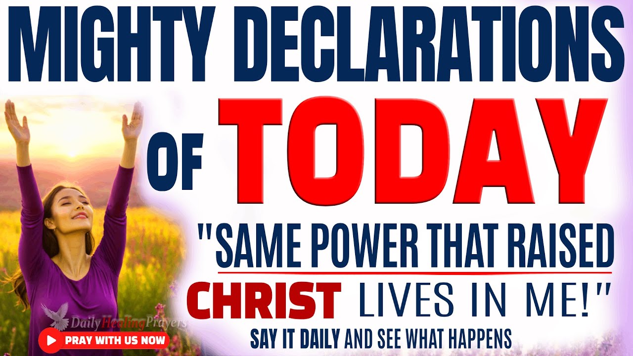 DECLARE and SPEAK BLESSINGS UPON YOURSELF for Powerful Breakthrough ...