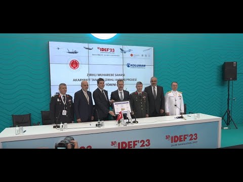 IDEF 2023 ÜÇÜNCÜ GÜNÜ İMZA TÖRENLERİ