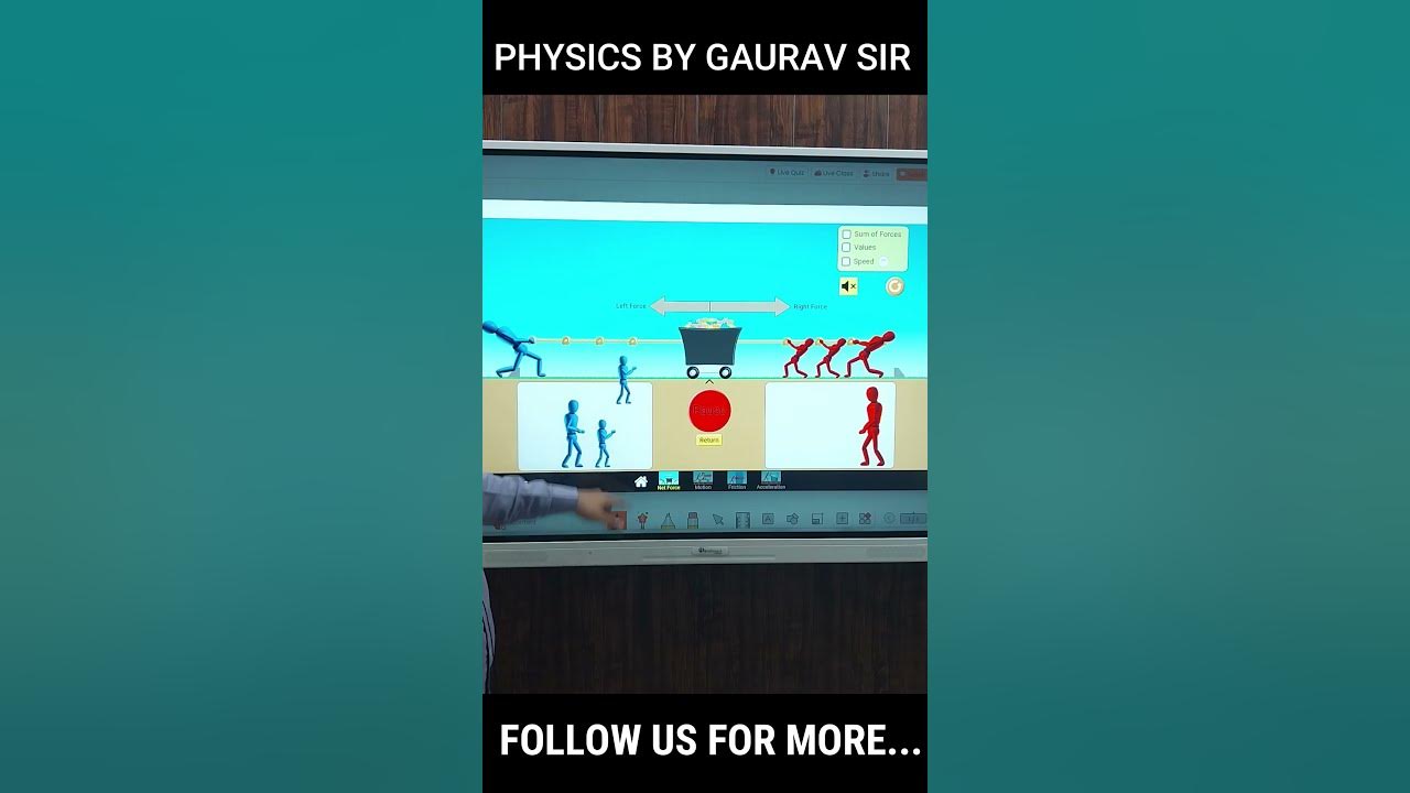 Balance forces || tug of war #science #physics - YouTube