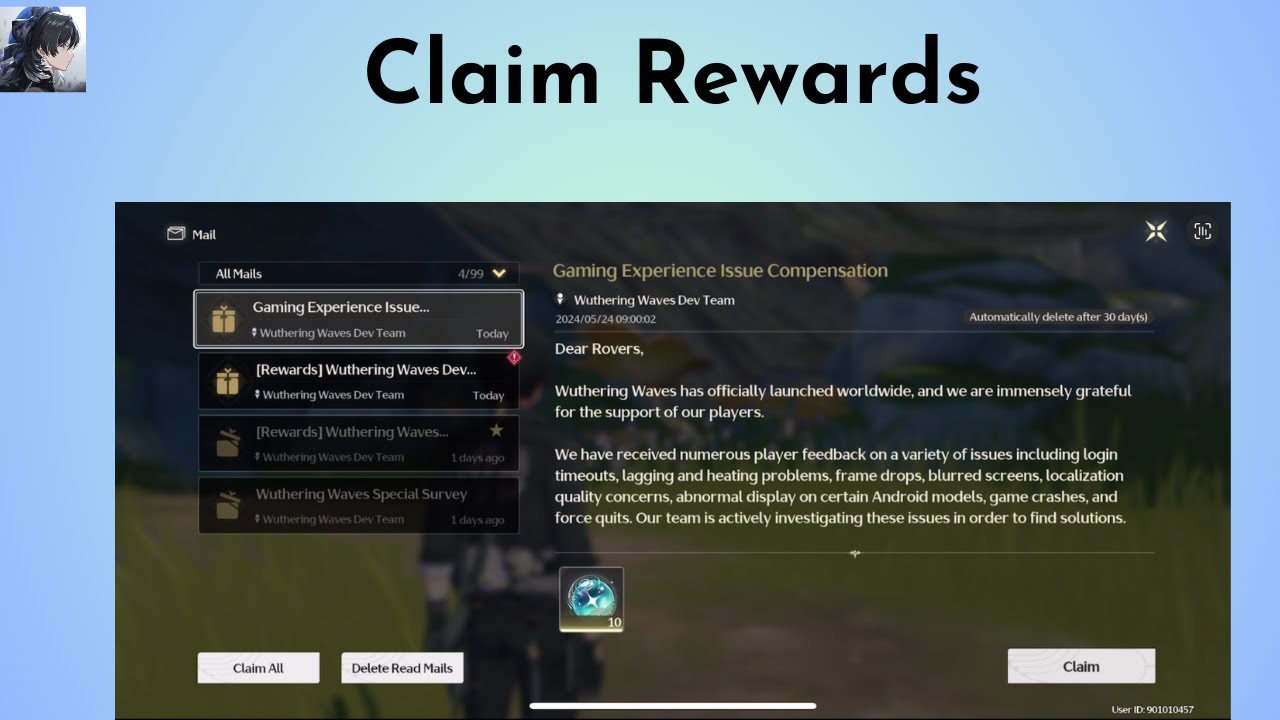 How to claim rewards in Wuthering Waves | Collect Daily Check-In ...