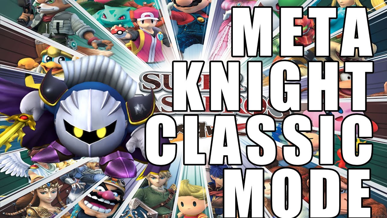 Super Smash Bros Brawl: Meta Knight Classic Mode - YouTube