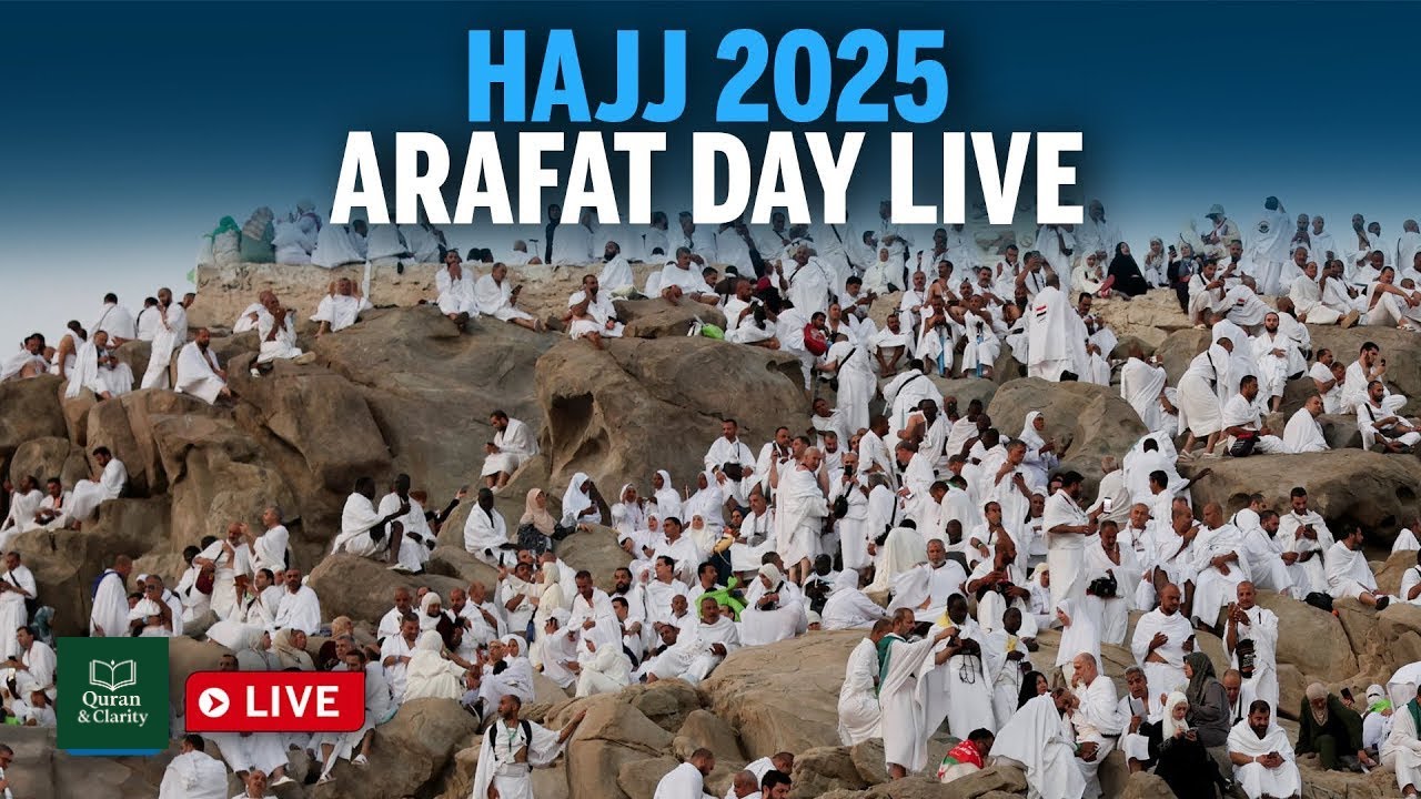 🔴Live Arafat to Muzdalifah | Hajj Live 2025 | Arafah Day | Makkah Today ...