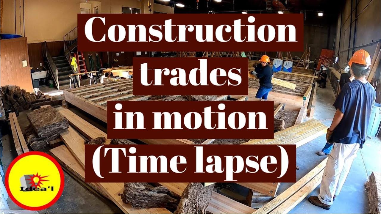 construction trades in motion in #constructionschool - YouTube