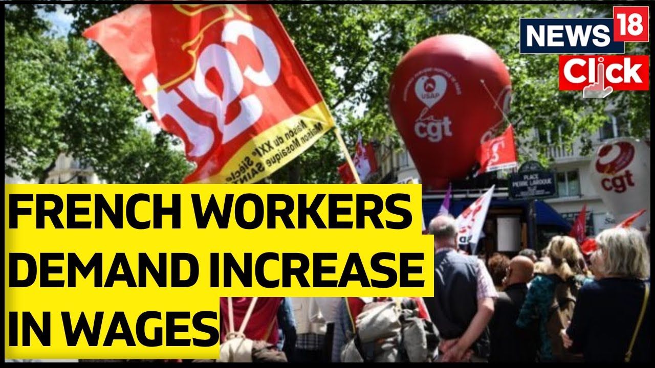 French Workers Gather And Protest | France Trade Unions Protest For ...