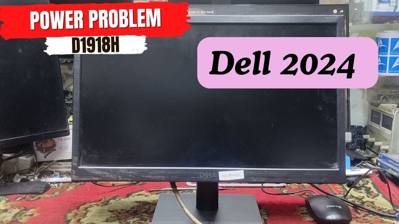 Dell monitor repair D1918H No power problem solution 2024 || Created by Afjal Hossain - YouTube
