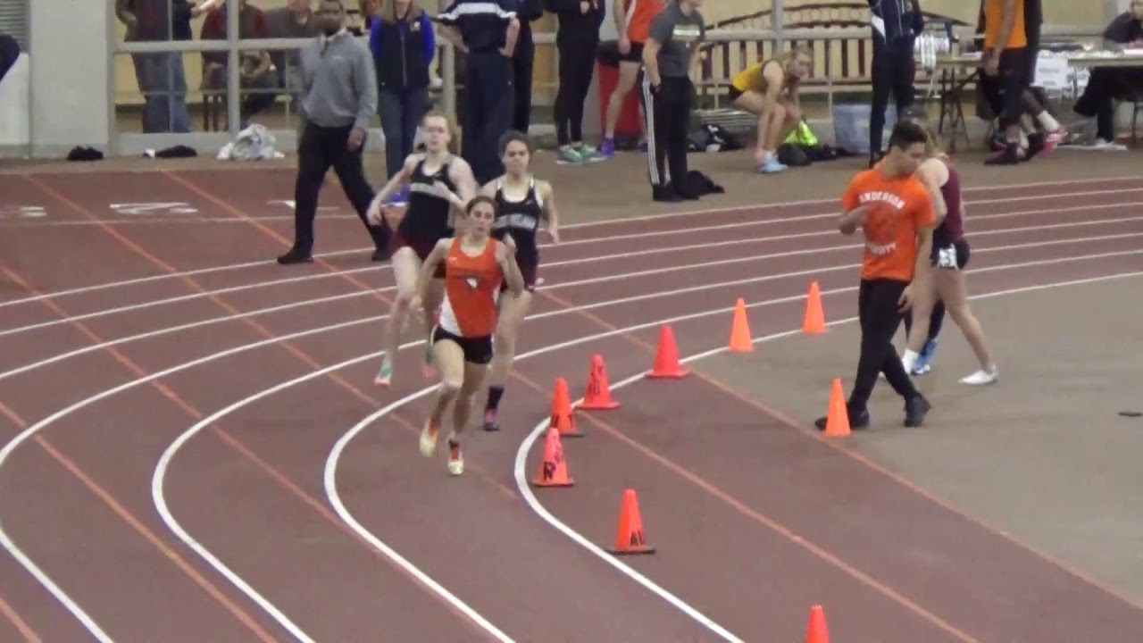 2018 RHIT Track - Women's 400m dash - HCAC Indoor Championships - YouTube