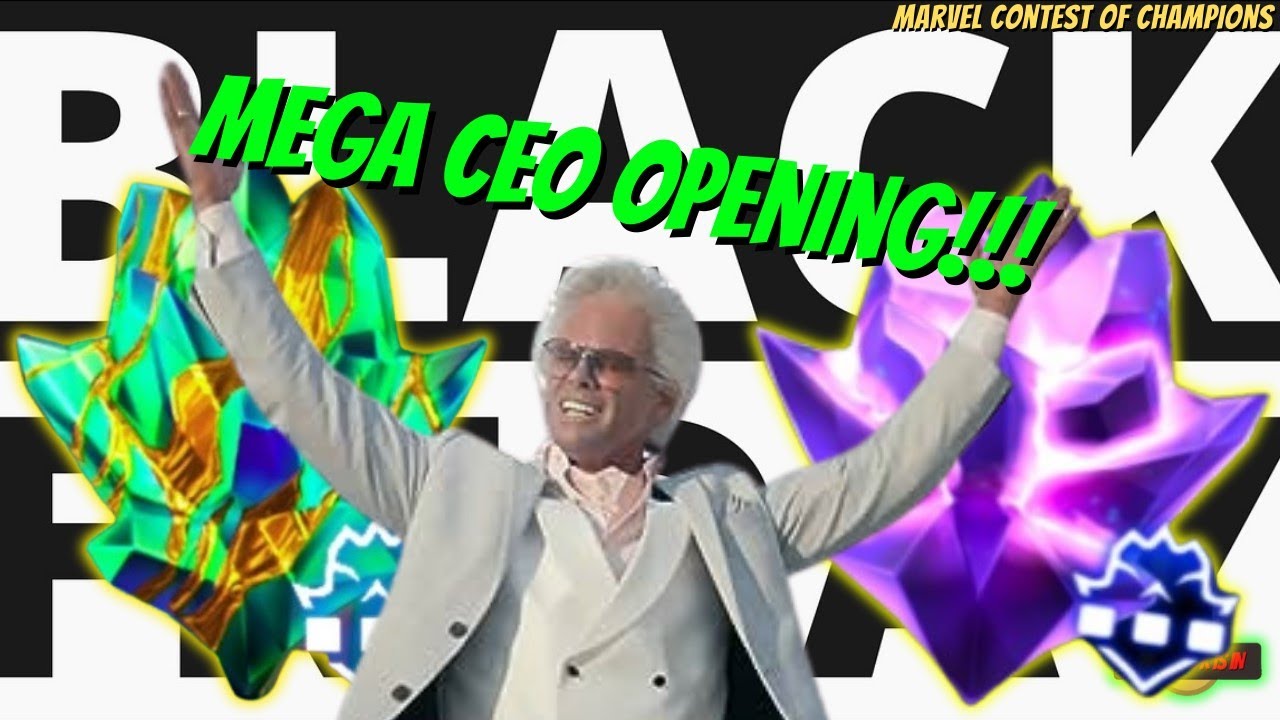 Mega CEO Cyber Weekend Hunter's Market Crystal Opening on MCOC Digital Shiny Prized Episode 189 ...