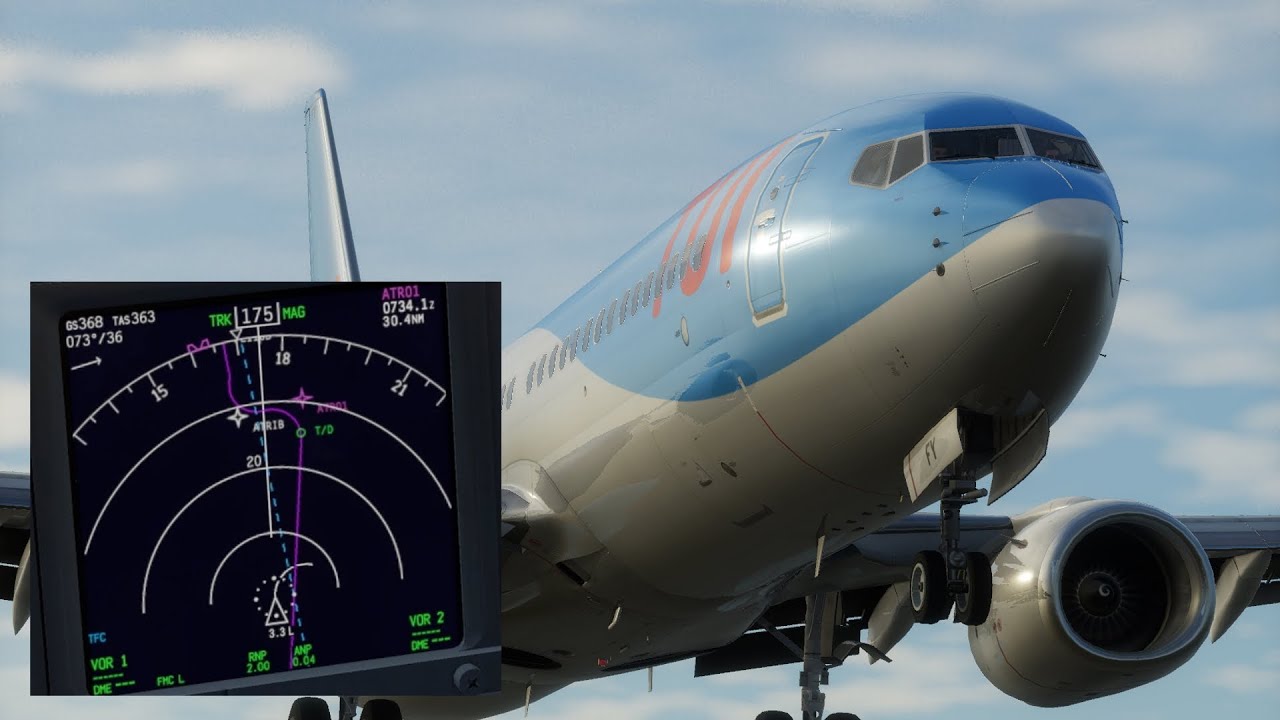 How to Create a Place Bearing Distance Waypoint - Boeing 737-800 ...