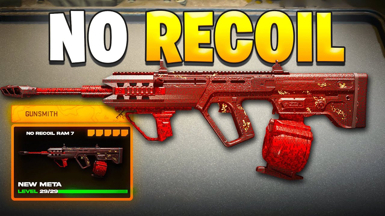 new *ZERO RECOIL* RAM 7 is INSANE in WARZONE 3 😨 (BROKEN) - YouTube