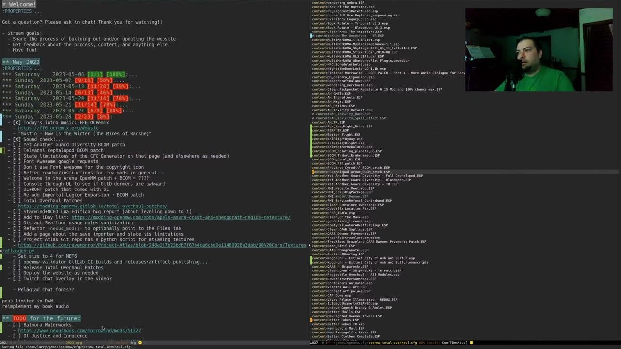 Let's update Modding-OpenMW.com! #7 2023-05-28 - YouTube