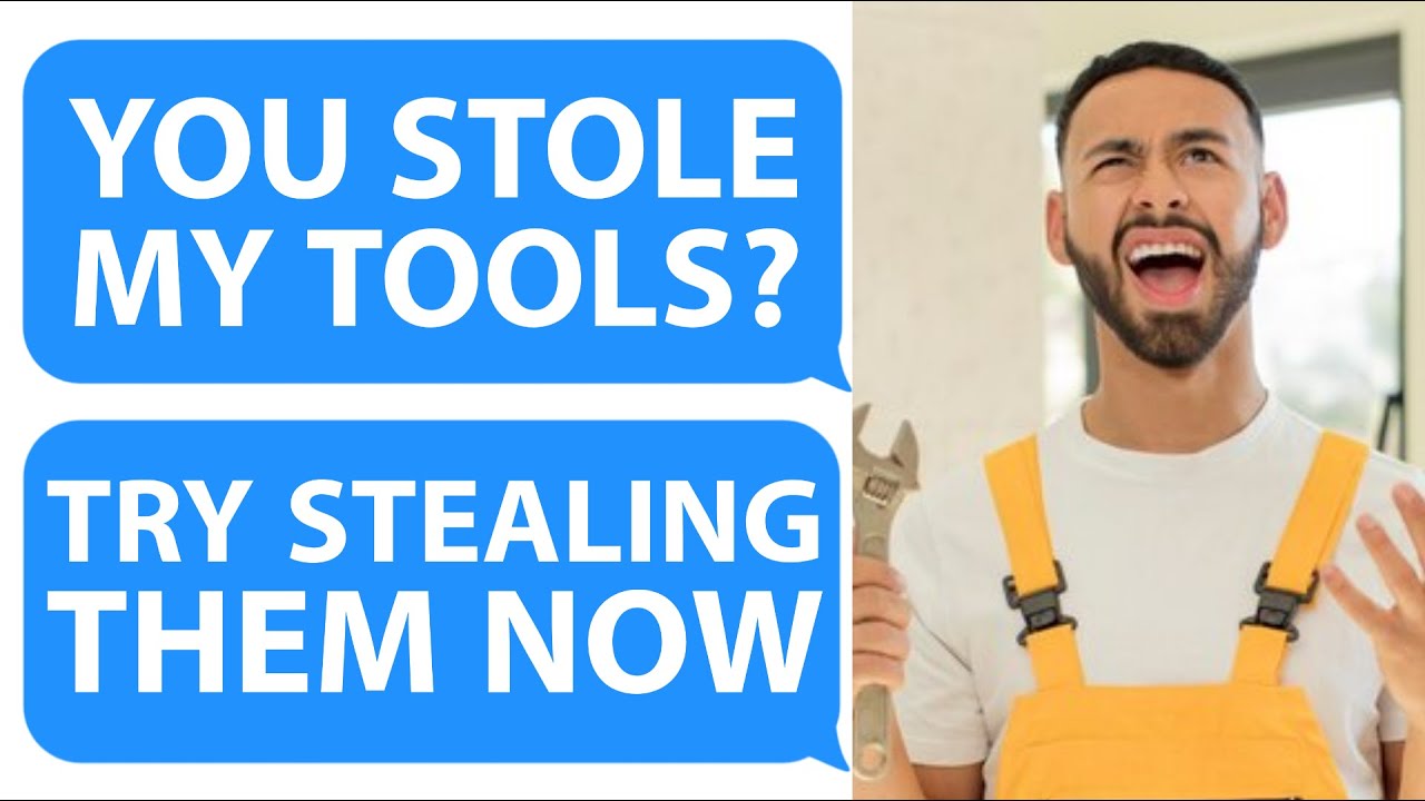 My Co-Worker Keeps Stealing My Tools... So I WELD His Tools to the ...