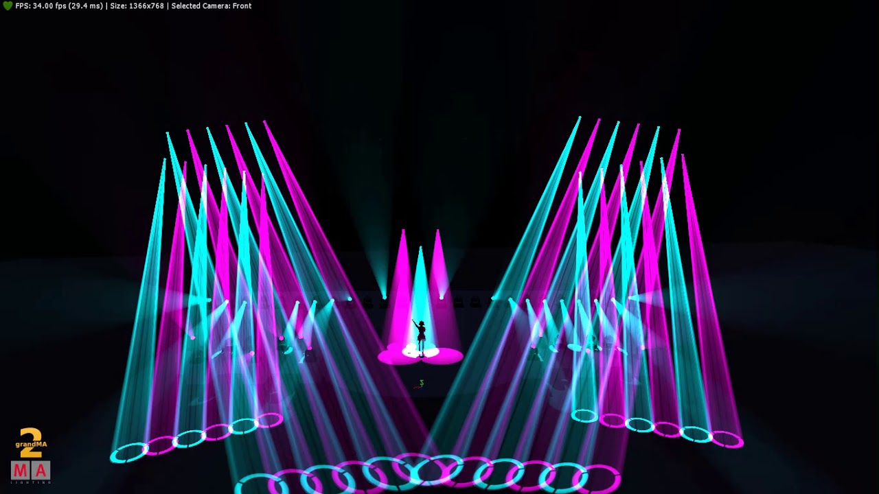 GrandMA2-3D LightShow "In The Name Of Love" - YouTube