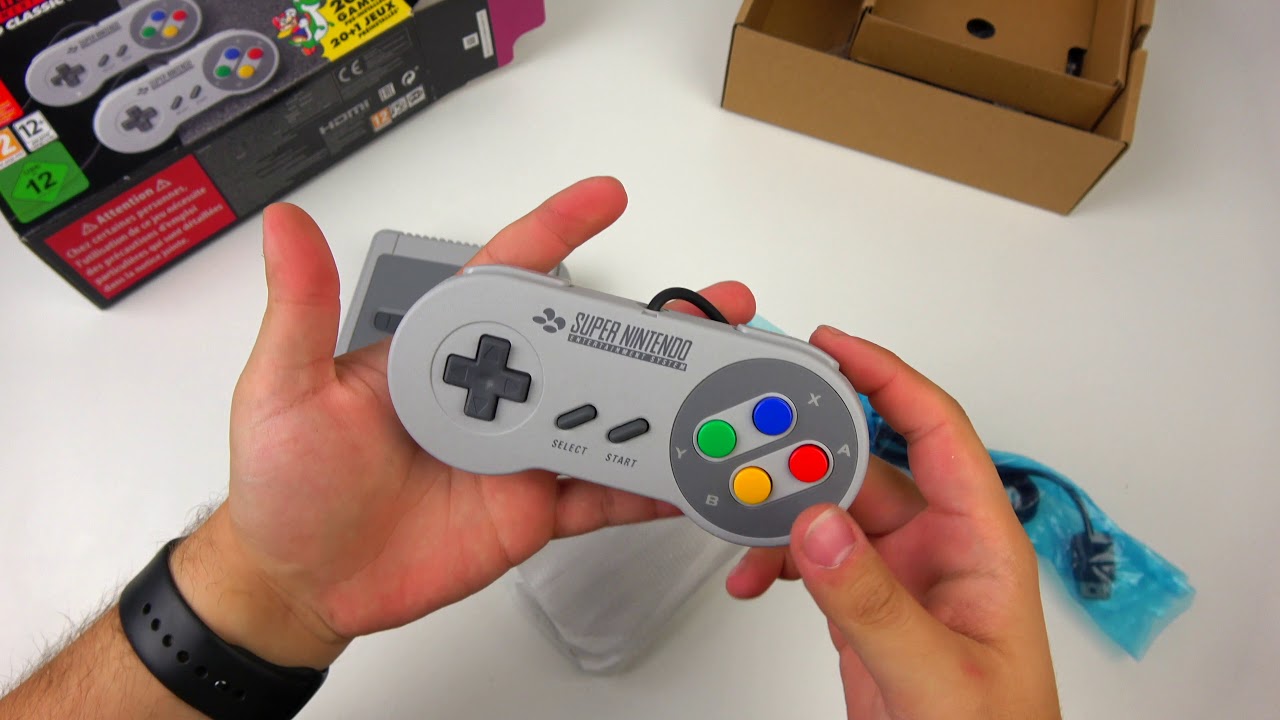 SNES Classic Mini Unboxing, Hands on & Angezockt - touchbenny - YouTube