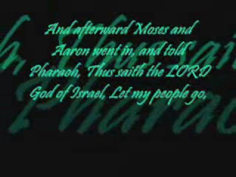 Moses (Let My People Go) - YouTube