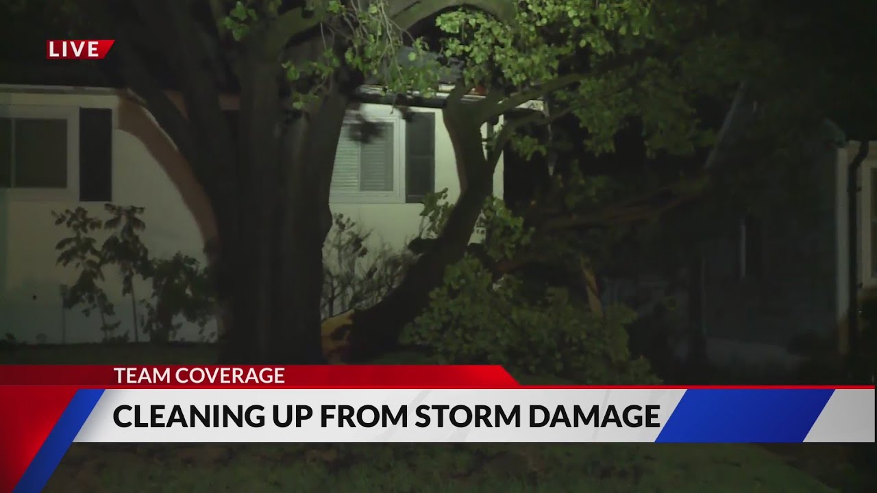 Clean up and power restoration from storm damage in Missouri and ...