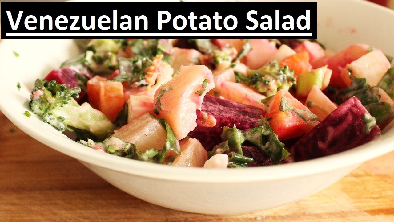 Venezuelan Traditional Potato Salad | Country No. 30 | Cooking Around ...