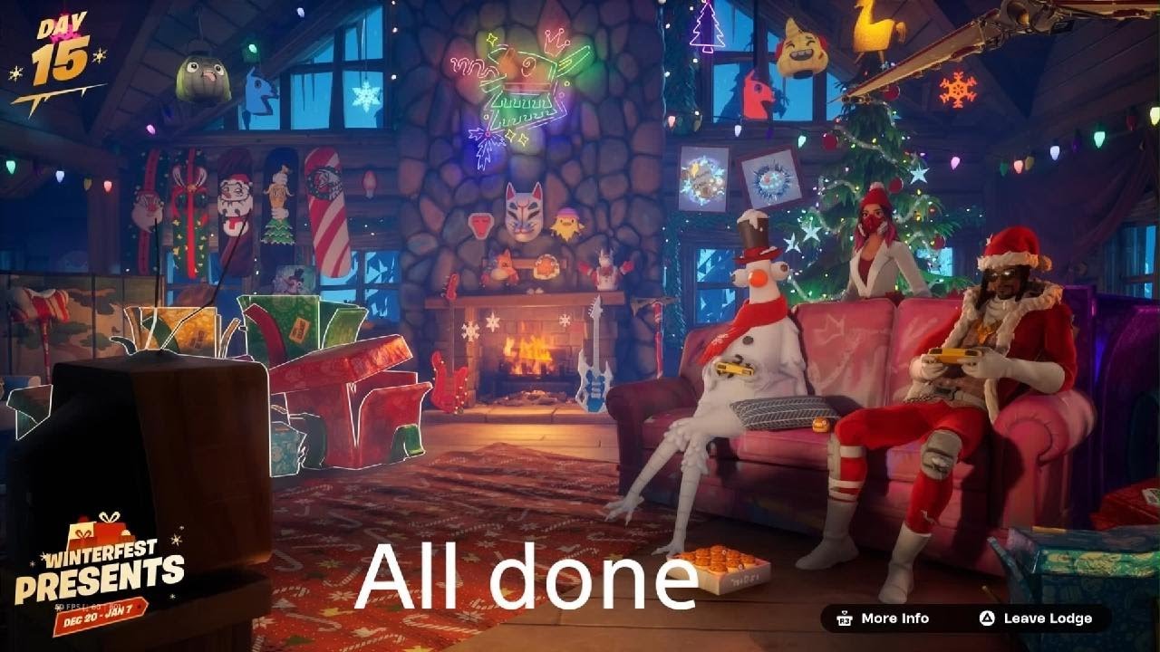 Fortnite last present - YouTube