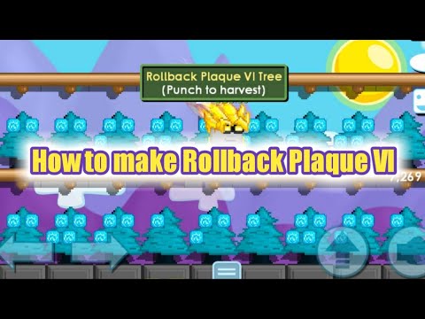 Growtopia How To Make Block Rollback Plaque VI | EZ mass - YouTube
