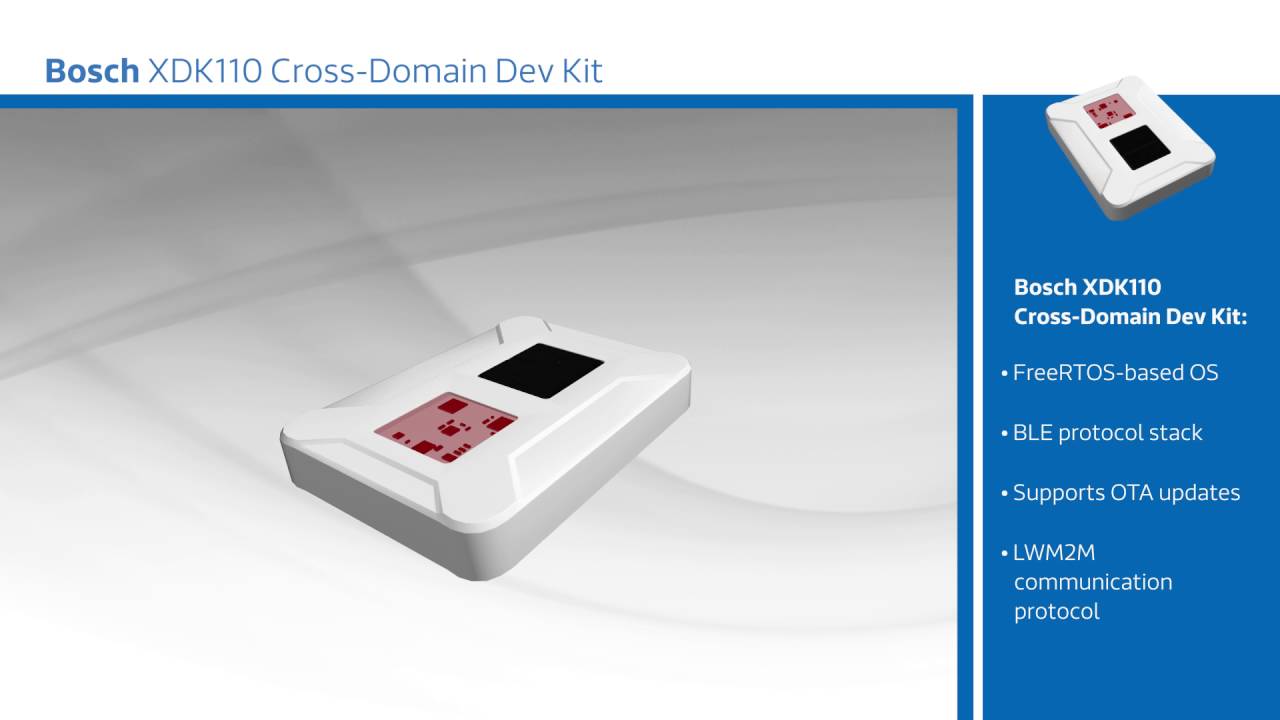 New at Mouser - Bosch XDK110 Cross-Domain Development Kit - YouTube