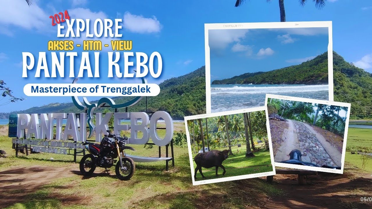 EXPLORE PANTAI KEBO TRENGGALEK 2024 || AKSES MENUJU PANTAI KEBO - YouTube