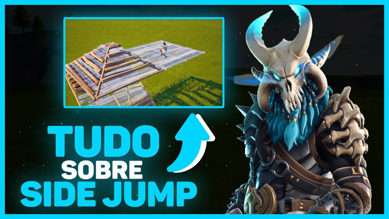 Como fazer side jump no fortnite + 4 tipos de side jump - YouTube