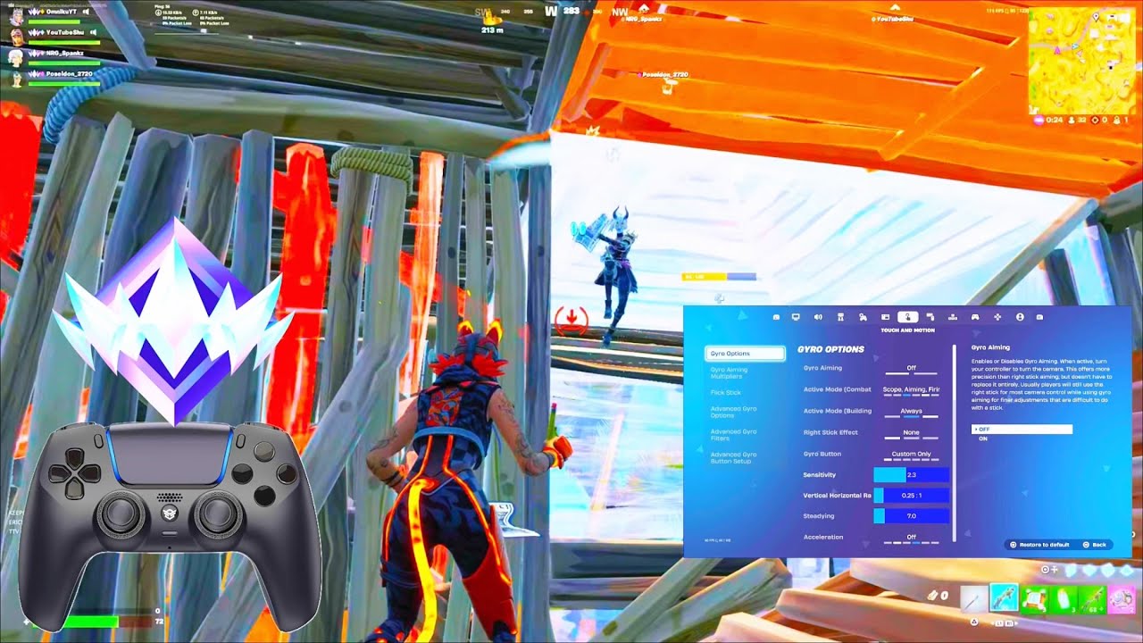 *NEW* Best Controller Settings + Sensitivity For Fortnite Chapter 6 ...