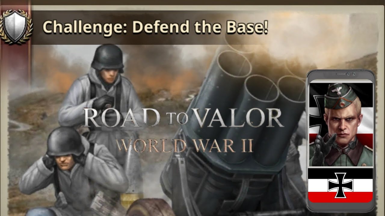 Road To Valor World War II: Defend The Base Ostheer - YouTube