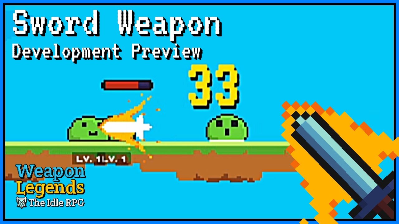 Development Preview of Sword Weapon | Weapon Legends RPG - YouTube